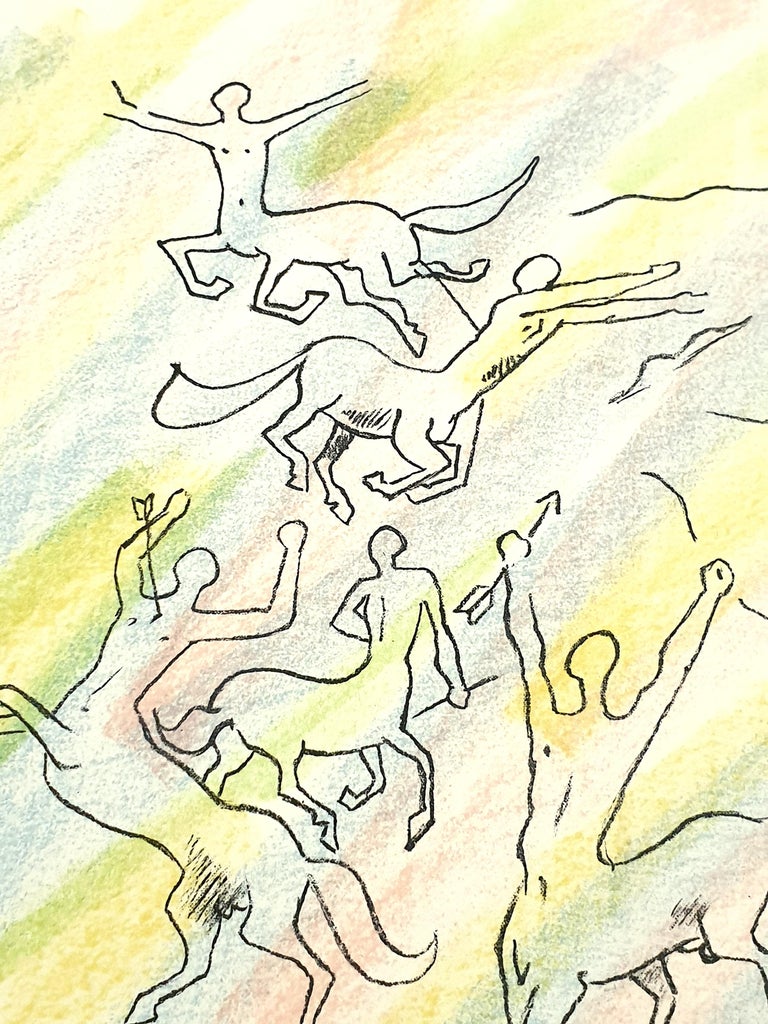 Jean Cocteau - Jean Cocteau - Study for the Wall - Original Handsigned ...