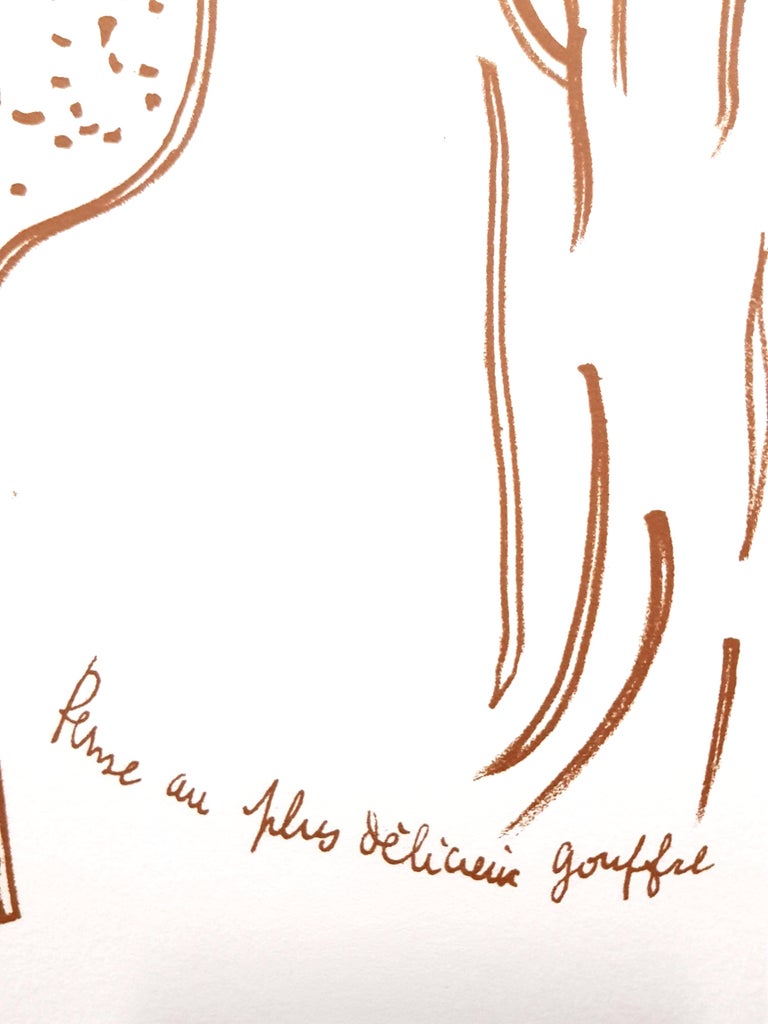 Jean Cocteau - Jean Cocteau - The Kiss - Original Lithograph For Sale ...