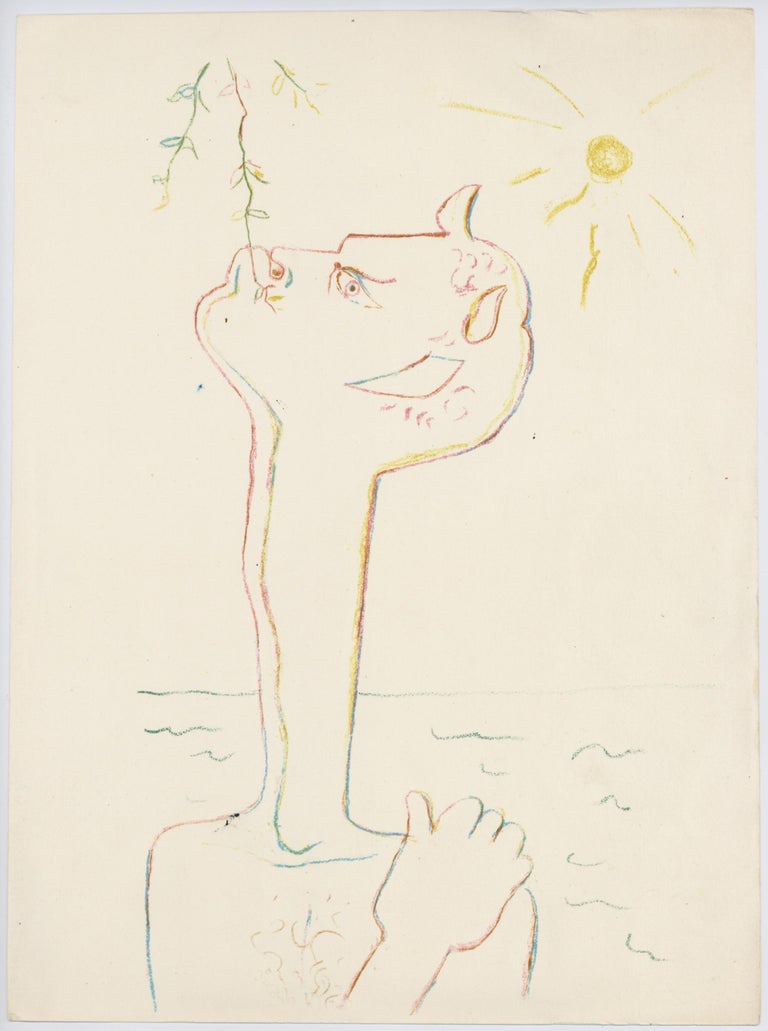 Jean Cocteau - original lithograph For Sale at 1stDibs