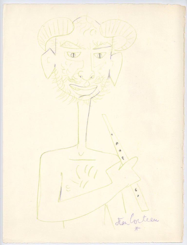 Jean Cocteau - original lithograph For Sale at 1stDibs