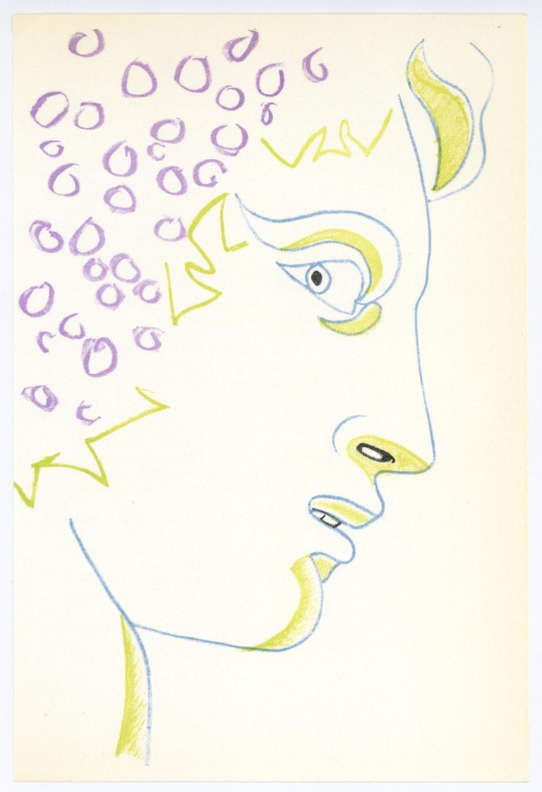 Jean Cocteau - original lithograph For Sale at 1stDibs