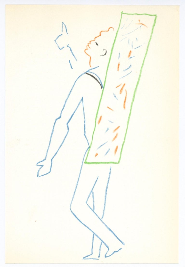 Jean Cocteau - original lithograph For Sale at 1stDibs