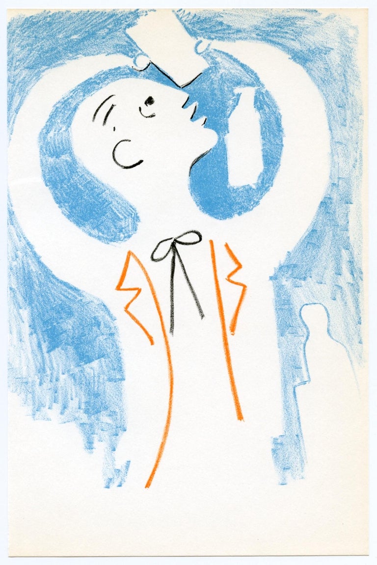 Jean Cocteau - original lithograph For Sale at 1stDibs