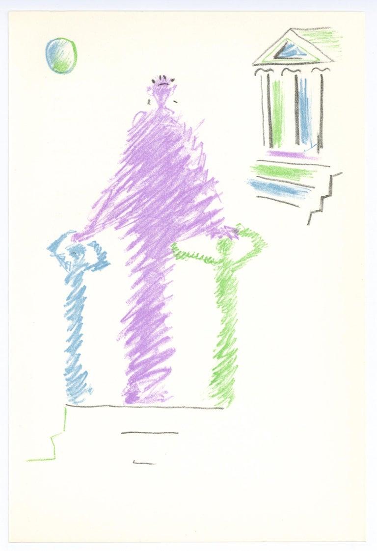 Jean Cocteau - original lithograph For Sale at 1stDibs
