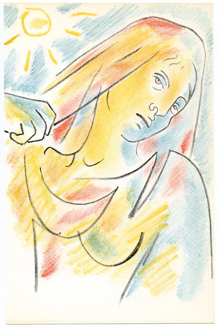 Jean Cocteau - original lithograph For Sale at 1stDibs
