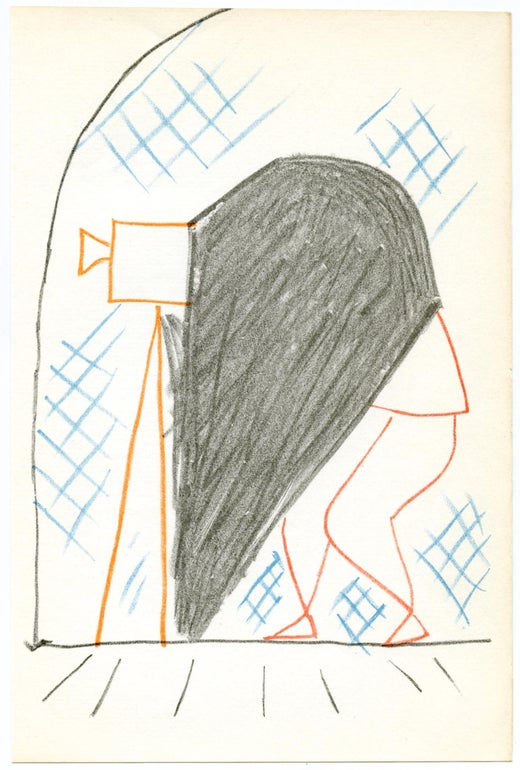 Jean Cocteau - Jean Cocteau - Marine Mountains - Original Lithograph at ...