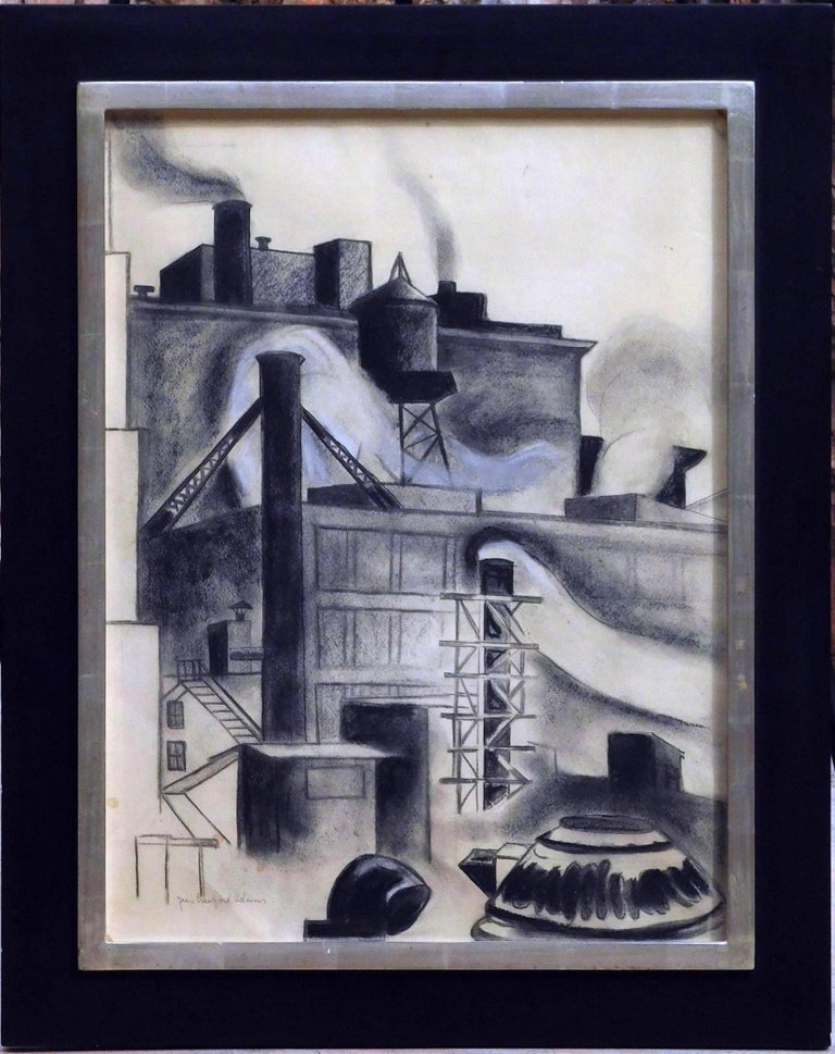 Jean Crawford Adams Original Drawing Chicago, circa 1930. “View from ...