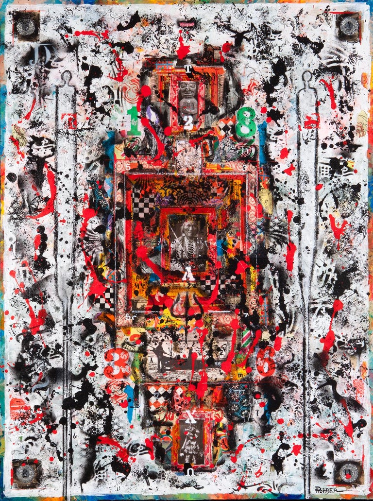 Jean Daniel-Rohrer - Amerika II, Abstract painting by Jean-Daniel ...