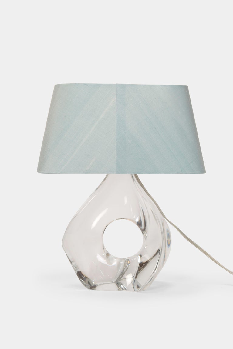 Jean Daum Crystal Table Lamp, 1960s For Sale at 1stDibs