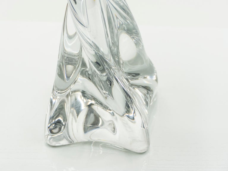 Jean Daum French Crystal Table Lamp, 1960s at 1stDibs