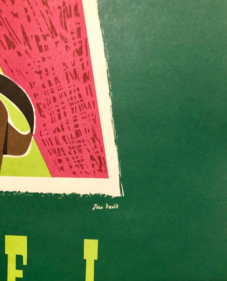 Jean David - 1950s Vintage Travel Poster Israeli Tourist Center ...