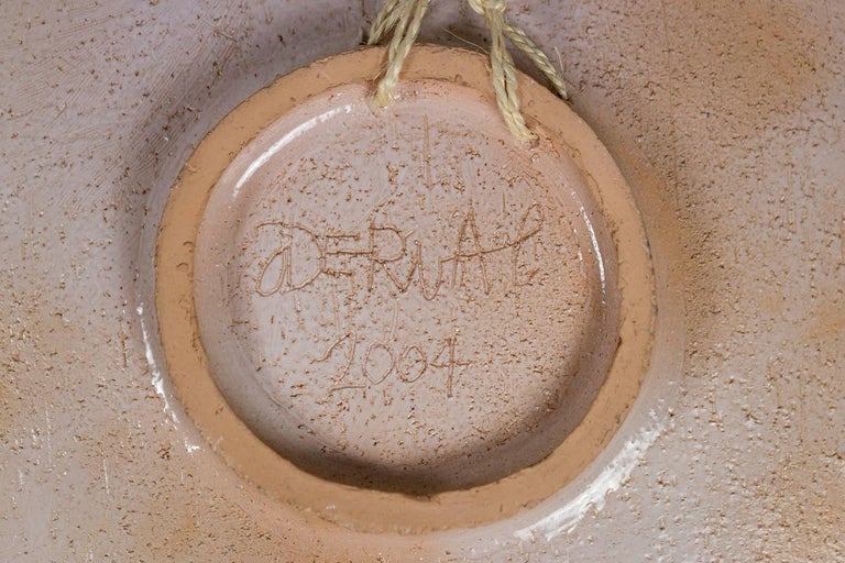 Jean Derval, Low relief sculpture in ceramic, year 2004 For Sale at 1stDibs