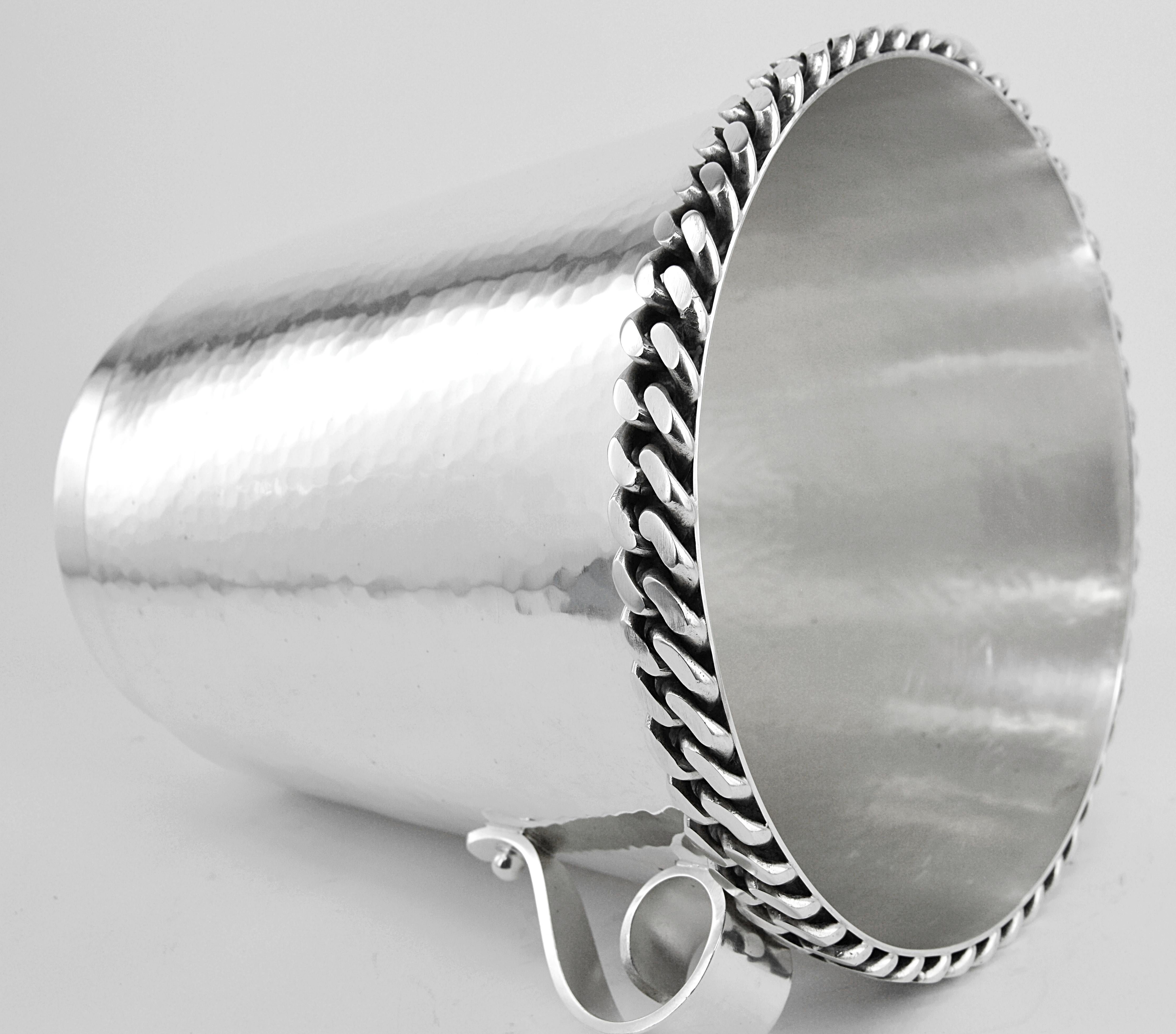 Jean Despres Champagne Bucket, 1950 For Sale at 1stDibs