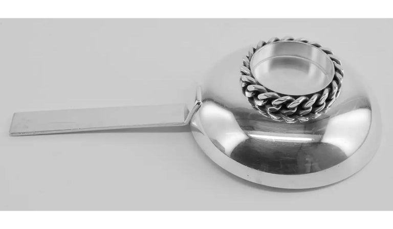 Jean Despres Decorative Pan for Aperitif, 1950 For Sale at 1stDibs