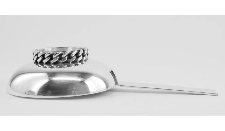 Jean Despres Decorative Pan for Aperitif, 1950 For Sale at 1stDibs