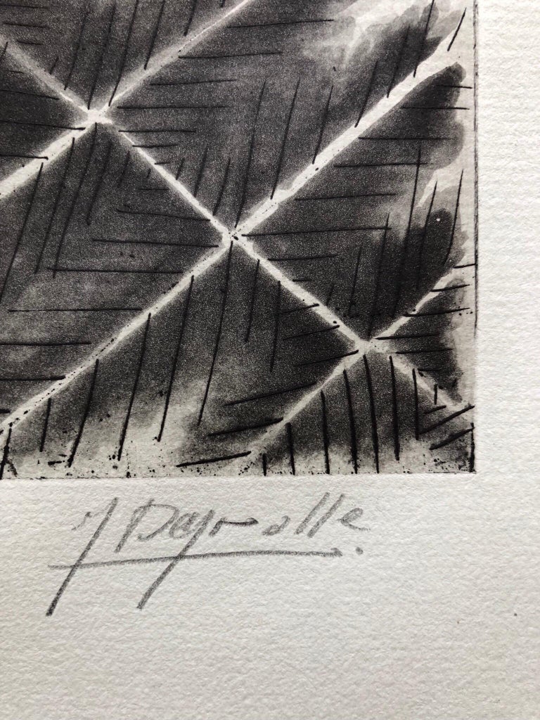 Jean Deyrolle - French Avant Garde Bold Abstract Geometric Aquatint ...