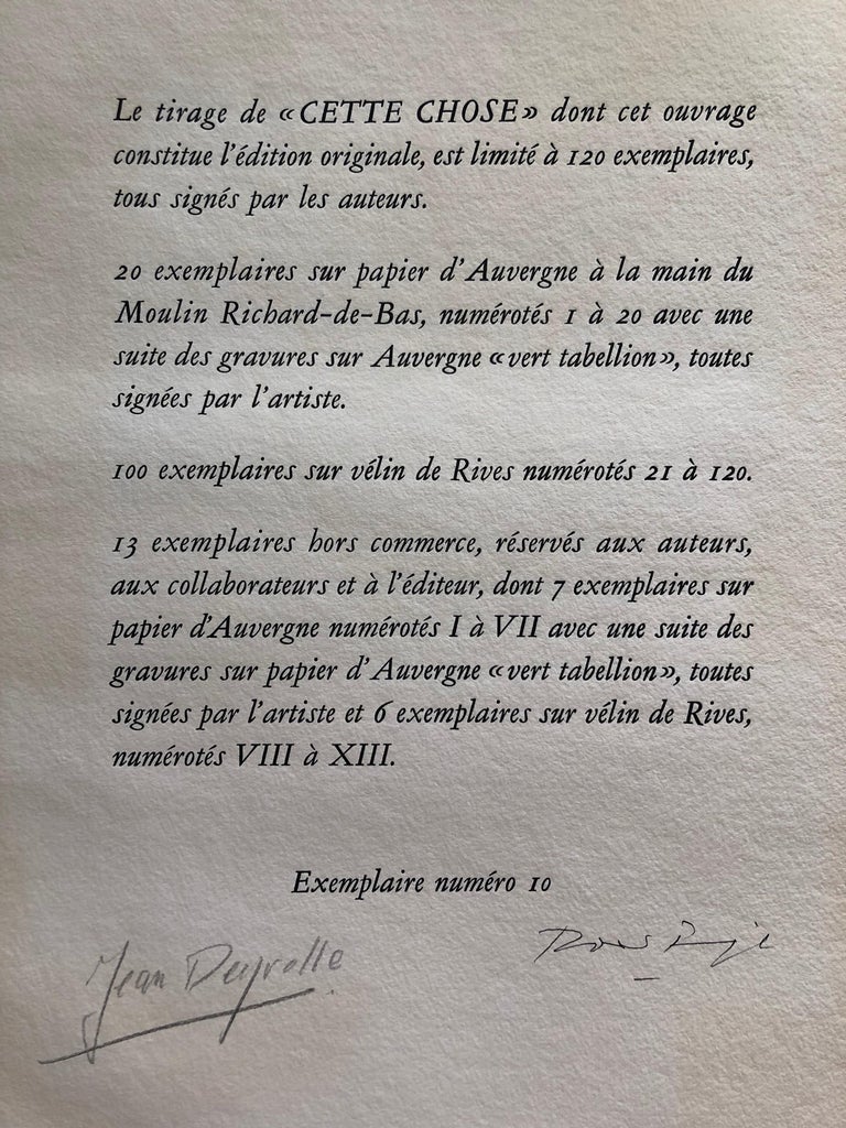 Jean Deyrolle - French Avant Garde Bold Abstract Geometric Aquatint ...