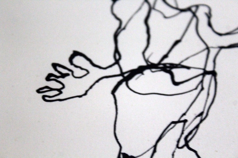 Jean Dubuffet Petit Personnage Signed Ink Drawing on Paper Art Brut ...