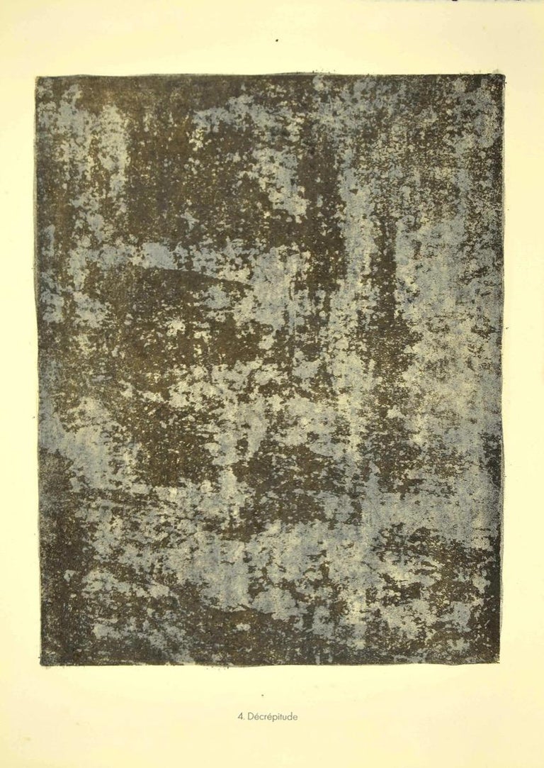 Jean Dubuffet - Décrépitude - Original Lithograph by Jean Dubuffet ...