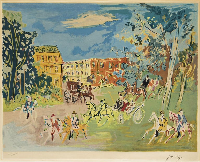 Jean Dufy - Bois du Boulogne For Sale at 1stDibs
