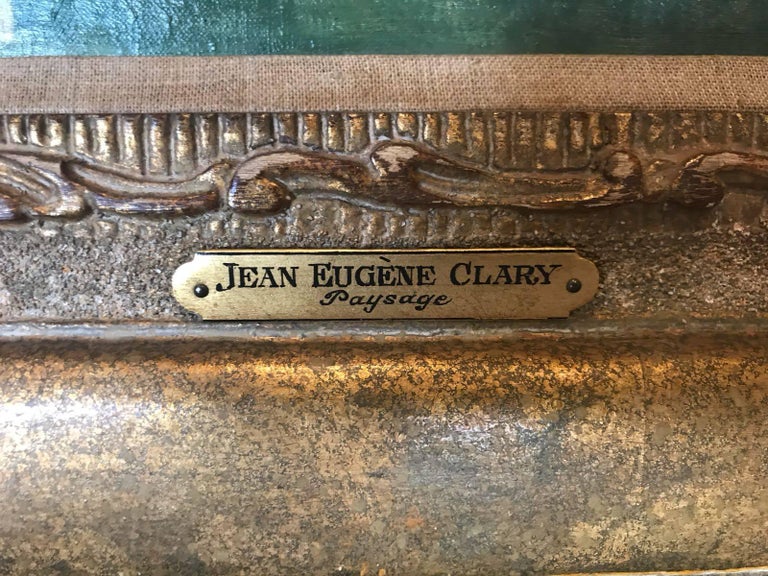 Jean Eugene Clary - Paysage en bords de Seine at 1stDibs