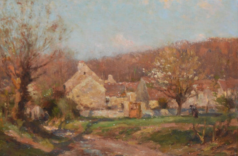Jean Eugene Julien Masse - Antique French Impressionist Barbizon ...