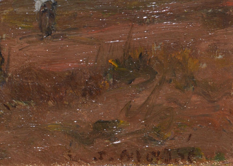 Jean Eugene Julien Masse - Antique French Impressionist Barbizon ...