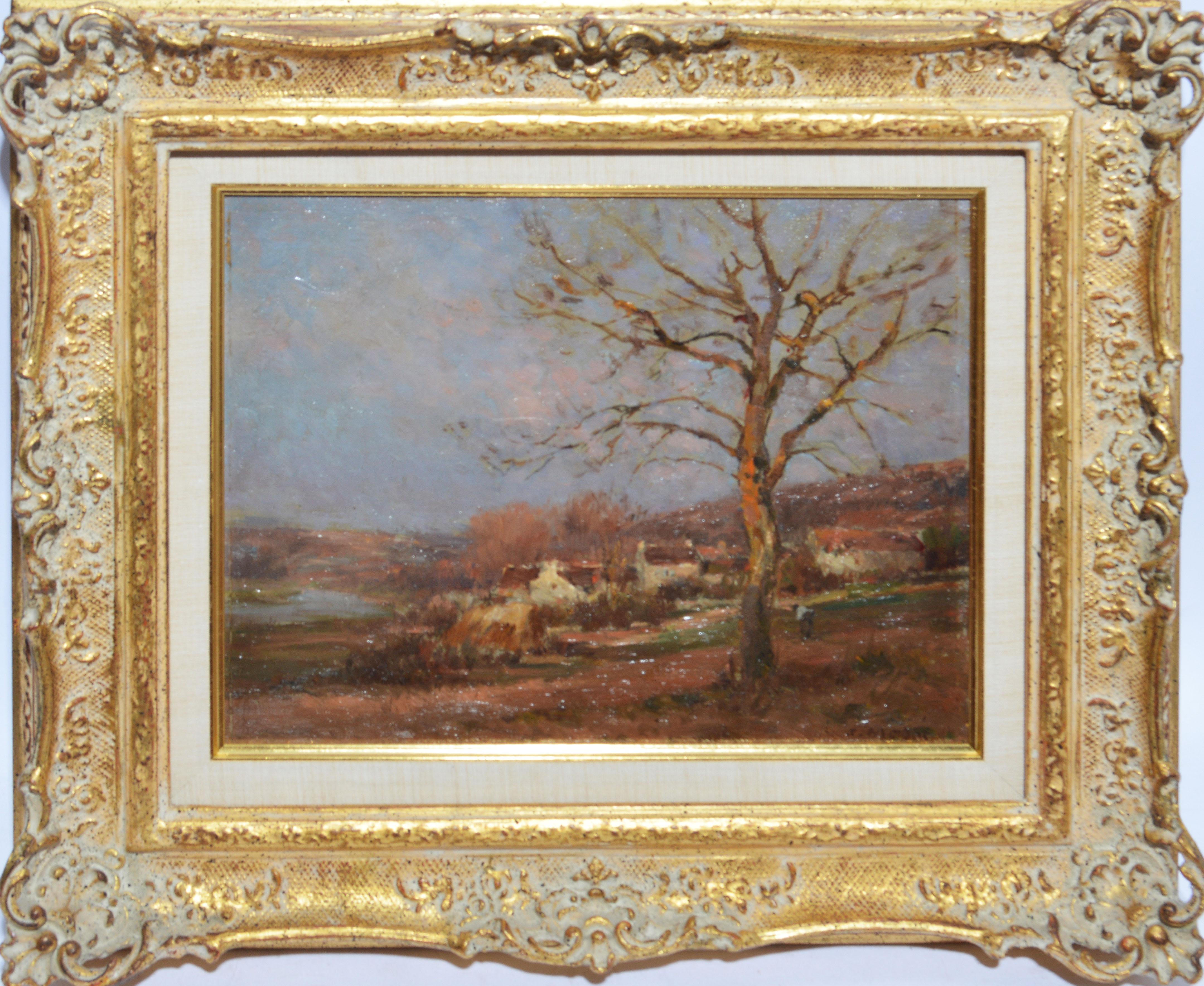 Jean Eugene Julien Masse - Antique French Impressionist Barbizon ...