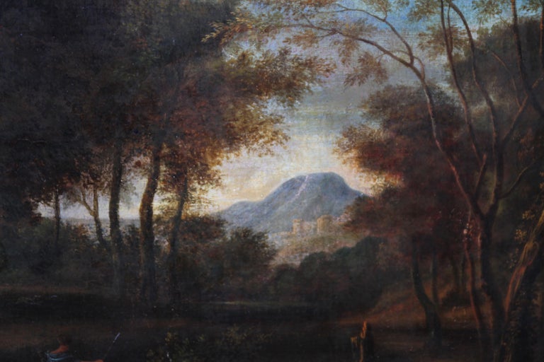 Jean François Millet - Wooded Landscape with Diana Hunting - 17thC Old ...