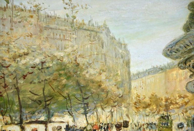Jean-Francois Raffaelli - Paris- 19th Century Oil, Elegant Figures in ...
