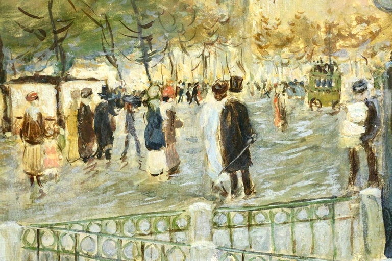 Jean-Francois Raffaelli - Paris- 19th Century Oil, Elegant Figures in ...