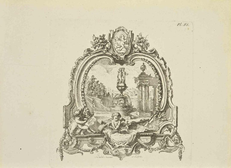 Jean François Poletnich - Dreamy Landscape - Etching by Jean François ...