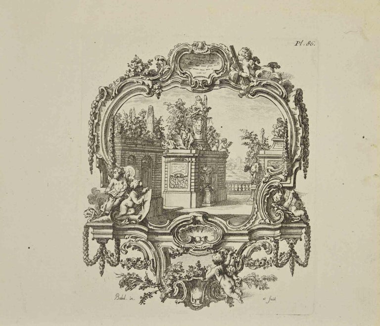Jean François Poletnich - Dreamy Landscape - Etching by Jean François ...