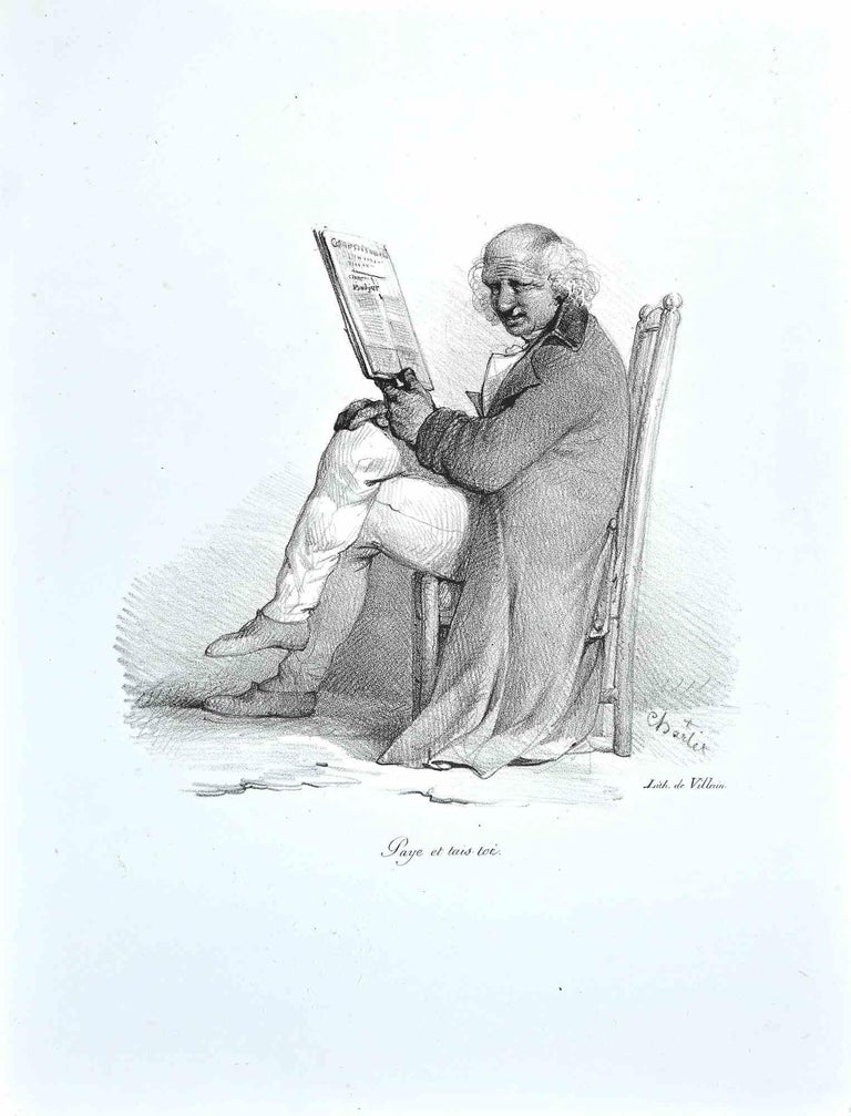 Jean François Villain - Paye et Tais-Toi - Lithographie de Jean ...