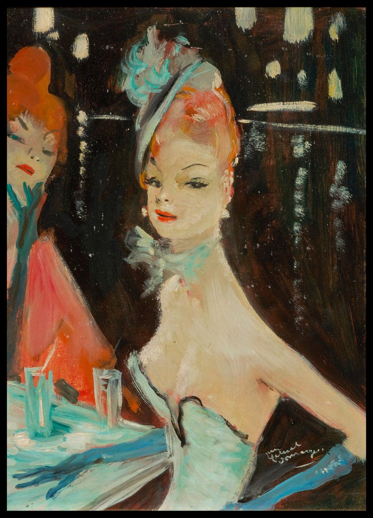 Jean-Gabriel Domergue, 1889-1962 - La Terrasse For Sale at 1stDibs