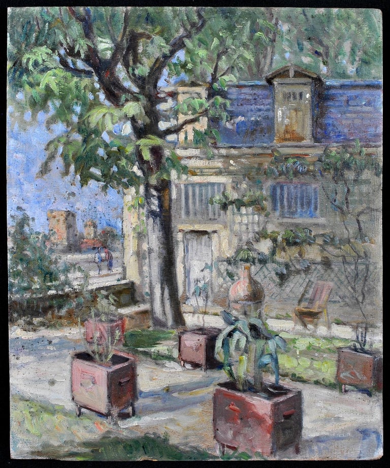 Jean Galland - Garden in Vienne - French Impressionist South France ...