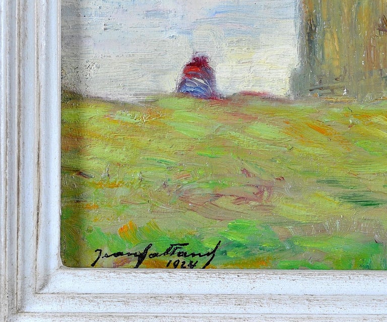 Jean Galland - House on the Lake - French Impressionist South of France ...