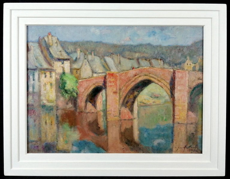 Jean Galland - Reflections - South France Mid Century Impressionist ...