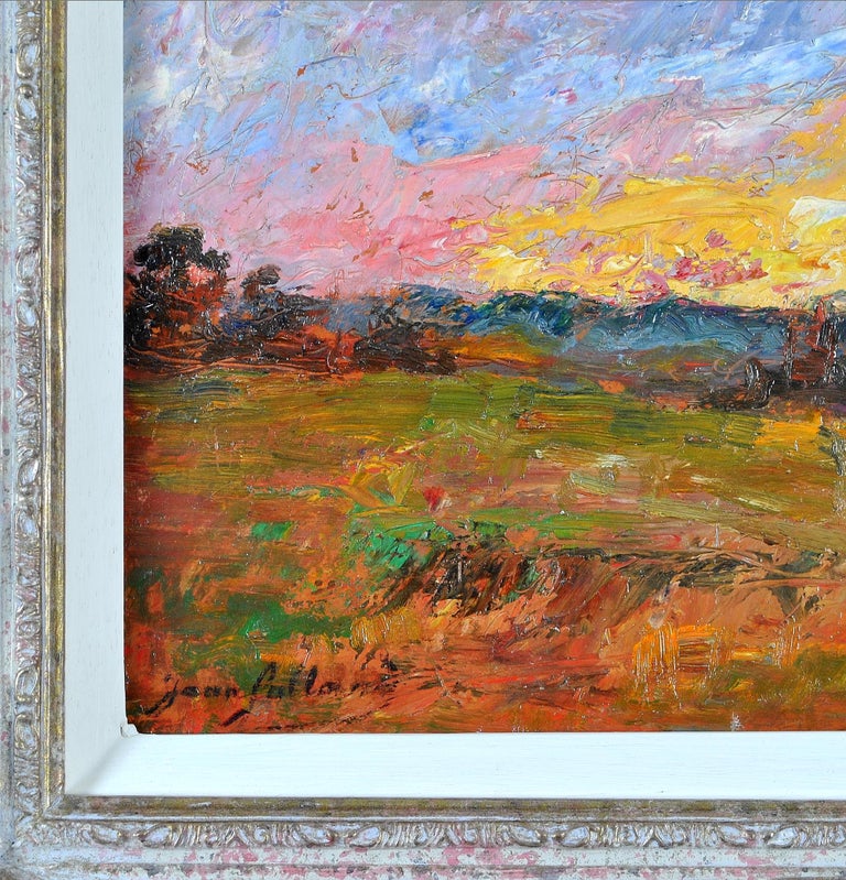 Jean Galland - Sunset at Estrablin - French Impressionist South of ...