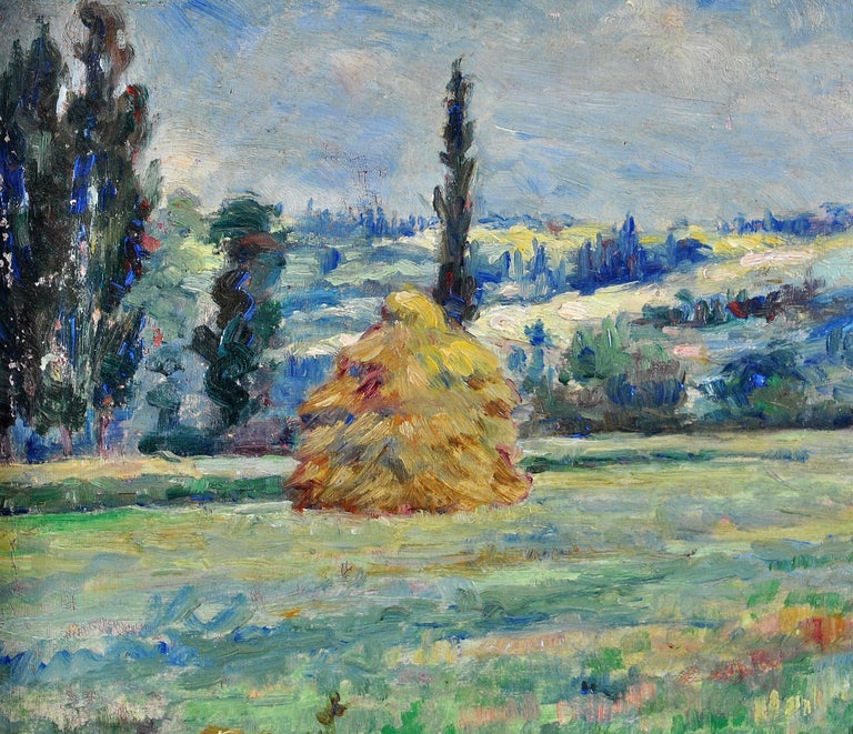Jean Galland - The Haystack - French Impressionist South of France ...