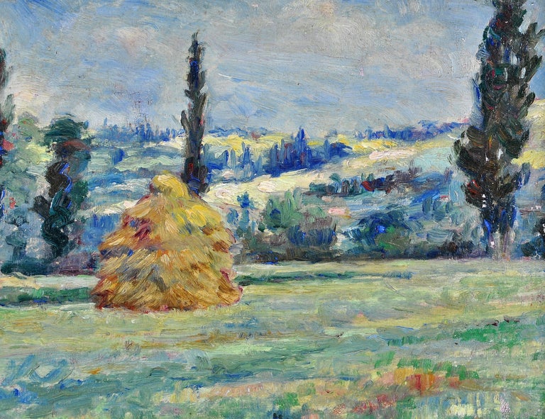 Jean Galland - The Haystack - French Impressionist South of France ...