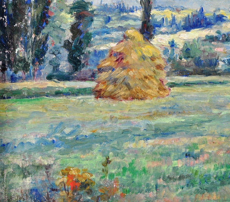 Jean Galland - The Haystack - French Impressionist South of France ...
