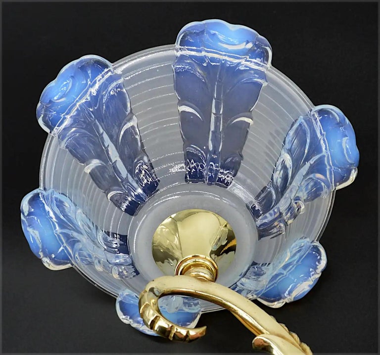 Jean Gauthier French Art Deco Pair of Double Wall Sconces, 1920s For ...