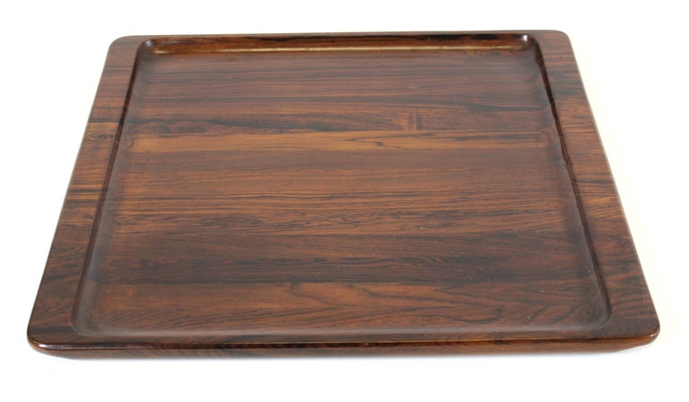 Jean Gillon Midcentury Brazilian Jacaranda Tray at 1stDibs