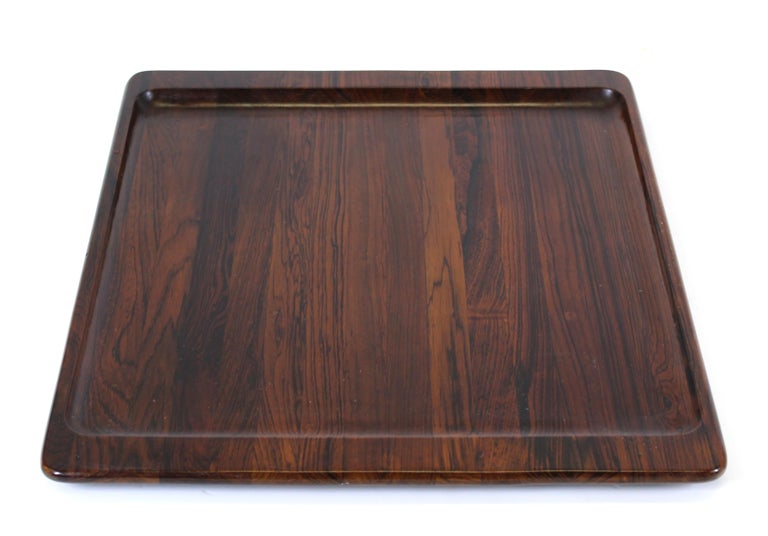 Jean Gillon Midcentury Brazilian Jacaranda Tray at 1stDibs