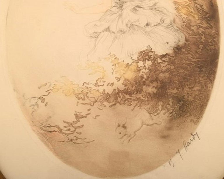 Jean Hardy 'b. 1880', France, Lithography on Paper, Young Woman, 1930's ...