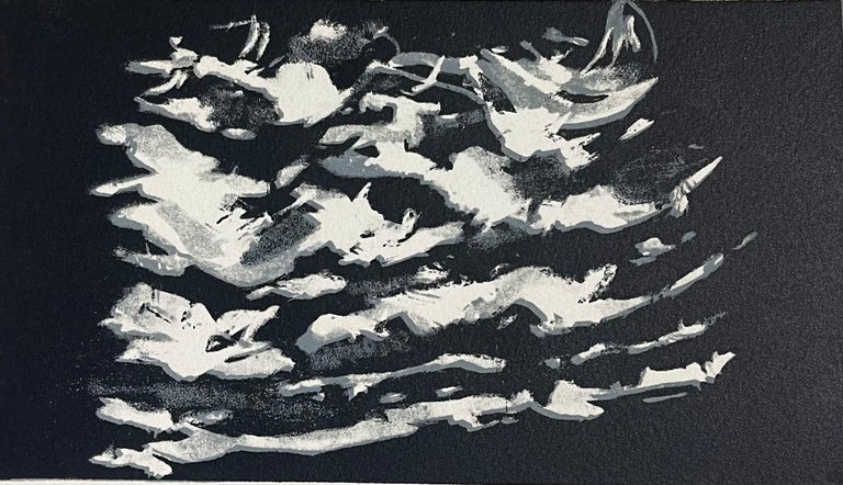 Jean Hélion - French Modern Drawing by Jean Hélion - Floating Figures ...