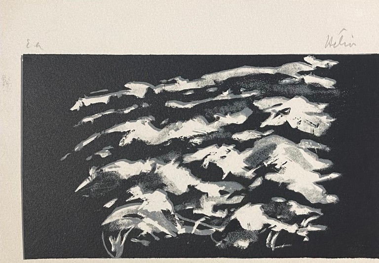 Jean Hélion - French Modern Drawing by Jean Hélion - Floating Figures ...