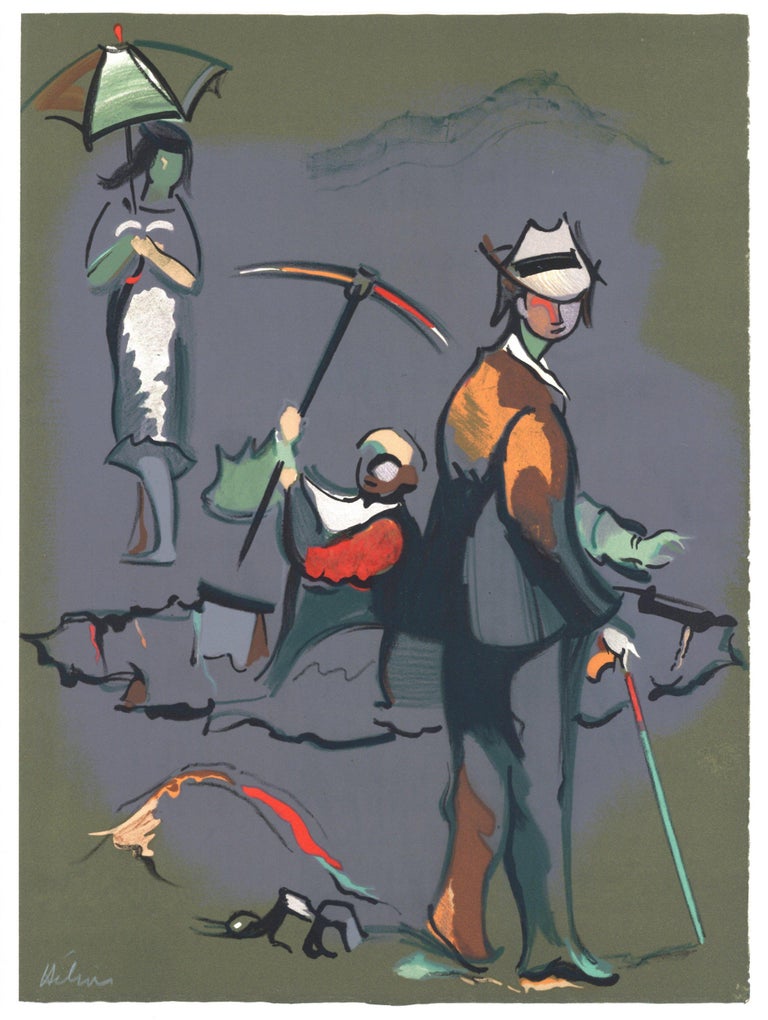 Jean Hélion - signed original lithograph For Sale at 1stDibs