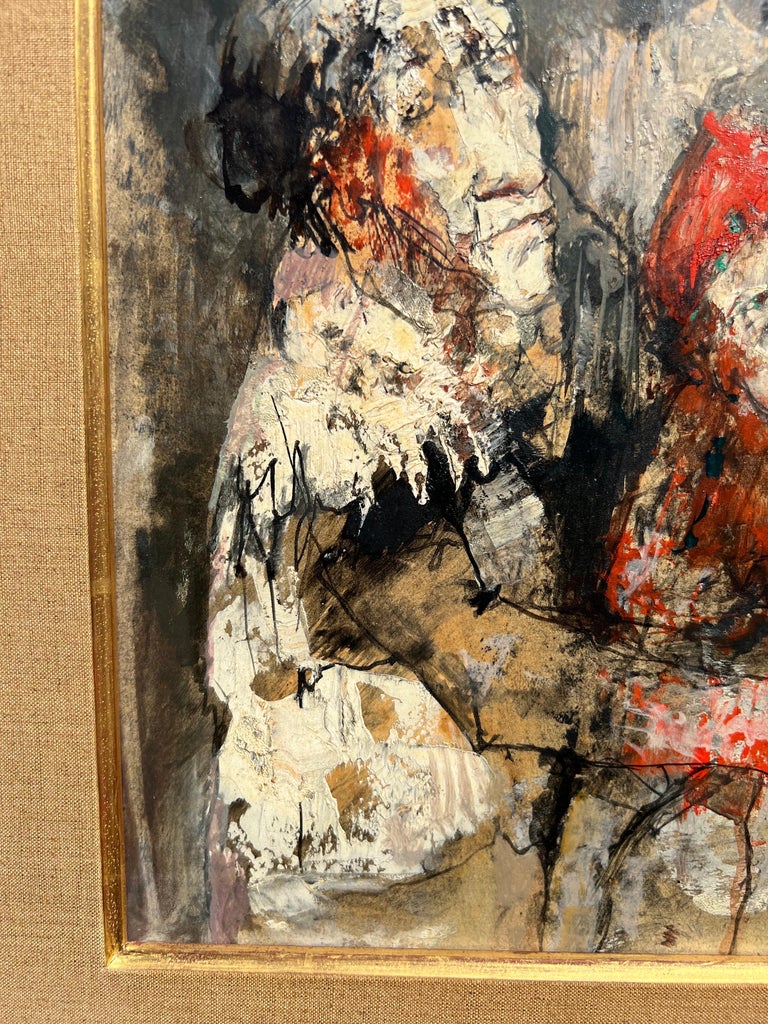 Jean Jansem - Grandmother and grandchildren, The old and child, (vielle ...
